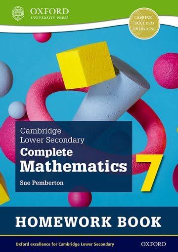 Amazon Cambridge Lower Secondary Complete Mathematics 7 Homework