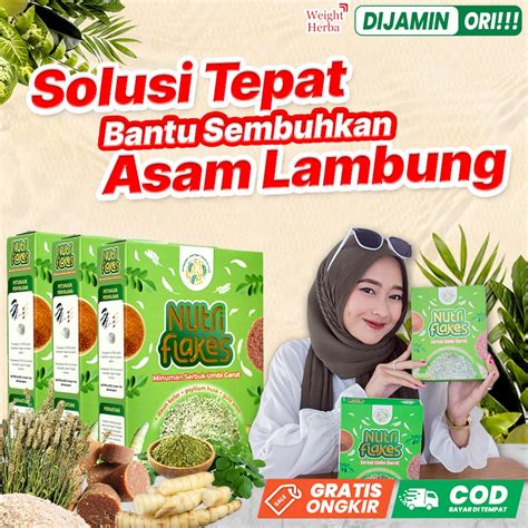 Jual Nutriflakes Paket 3 Box 100 Original Sereal Umbi Garut Solusi