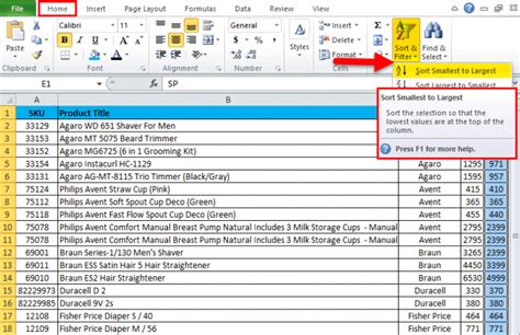 Sort Column In Excel Examples How To Sort Column In Excel