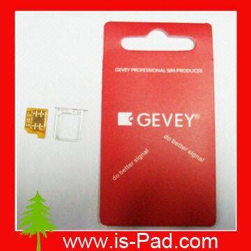 Buy Wholesale China Gevey Unlock Sim Card For Iphone 4g Gevey Unlock