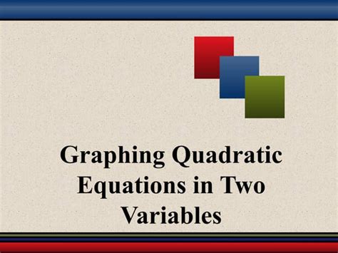 Graphical Method Quadratic Equationsppt