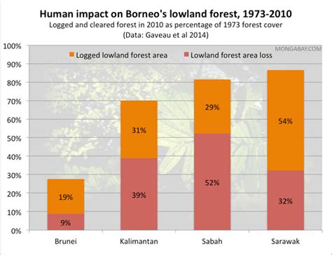 Of Borneos Rainforests Destroyed Since