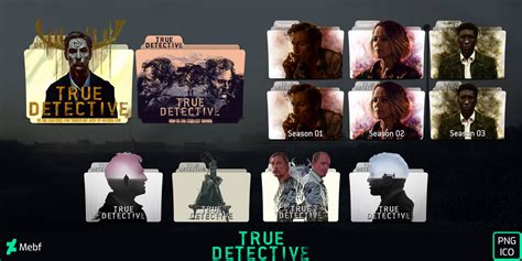 True Detective Tv Series 2014 Folder Icons Pack By Mebf On Deviantart