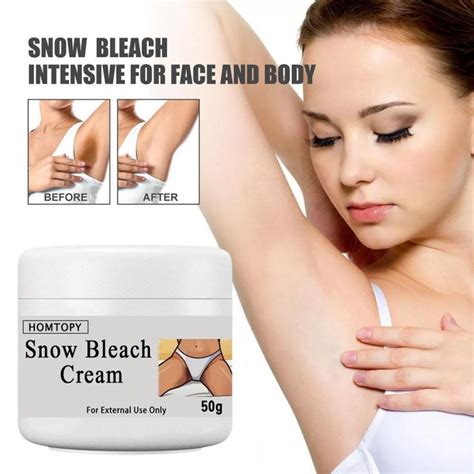 Glowhite Snow Bleach Cream Skin Lightening Cream For Intimate Areas