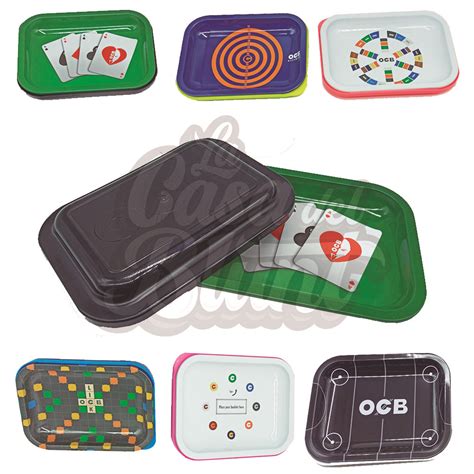 Bandeja Ocb Premium Mini Con Tapa La Casa Del Blunt