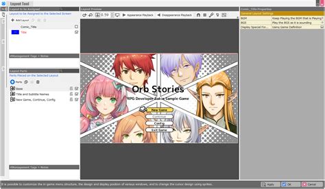 Rpg Developer Bakin Layout Data Comic On Steam