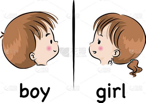 向量卡通男孩和女孩厕所性别标志