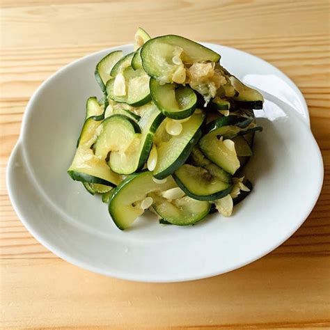 【野菜ひとつ】ズッキーニの酢の物 By スガさん レシピブログ 料理ブログのレシピ満載！