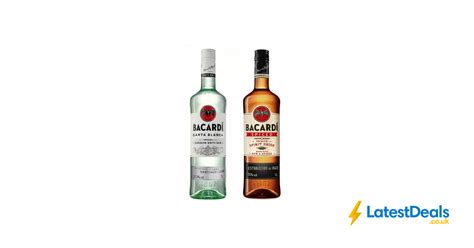 Bacard Spiced White Rum 1Litre 18 Each Nectar Price At Sainsbury S
