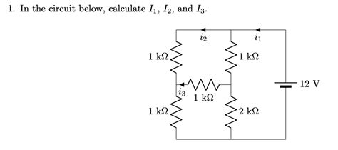 Solved In The Circuit Below Calculate I I And I Chegg