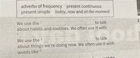 Adverbs Of Frequency Present Continuous Studyx