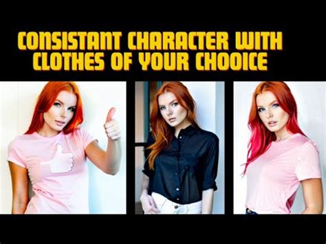 Unlocking The Power Of Comfy UI Make Your Own Consistent Character With Clothes Of Your Choice