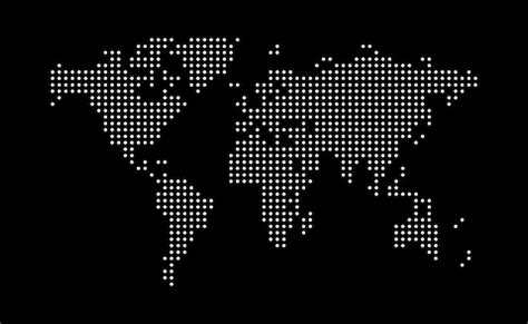 Premium Vector Abstract Dot World Map Vector