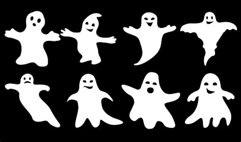 Halloween Ghostsscary Haunted House Phantoms Vector Illustration Stock Illustration Download