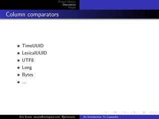 An Introduction To Cassandra Ppt