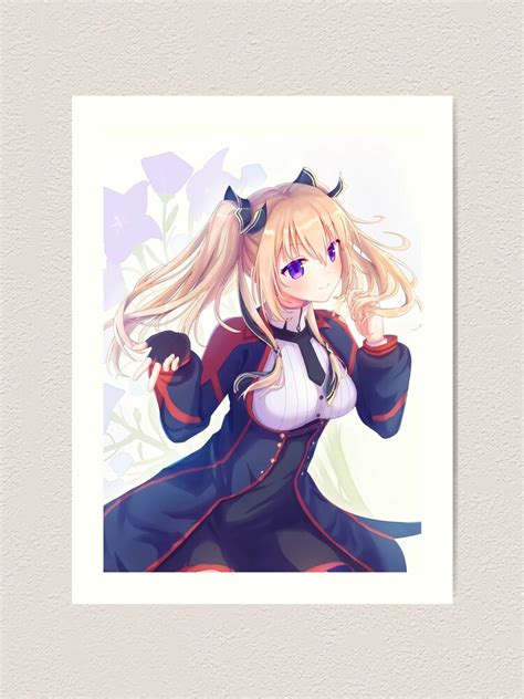 Sasha Necron The Misfit Of Demon King Academy Design Art Print For