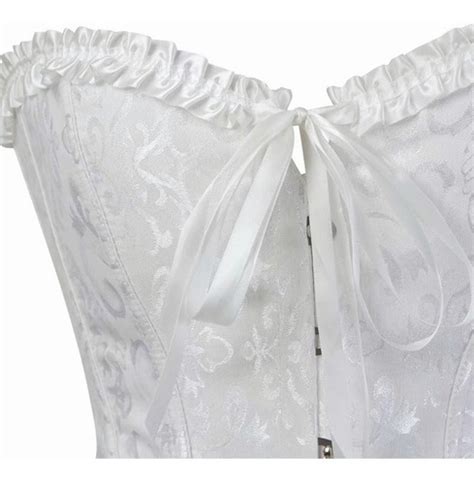 Corset Victoriano De Busto 12 Costillas Y 6 Cierres Cuotas sin interés