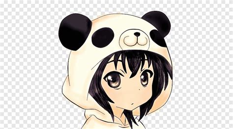 Anime panda gigante dibujo chibi kawaii lección hecha a mano de sushi