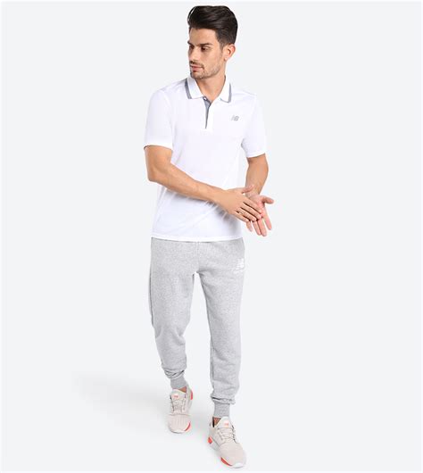 Buy New Balance Essentials Stack Logo Pant Grey MP83591 In Grey