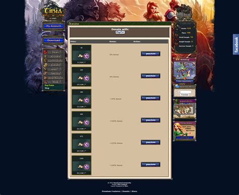 Donador [znoteaac] Tibiacom Endless Original 13x Open Games Community