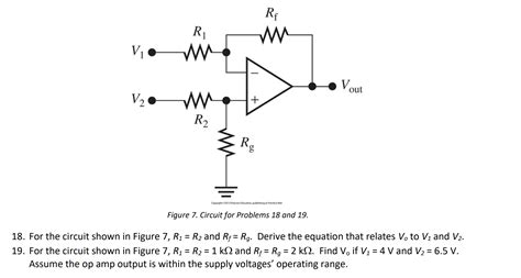 Solved Figure Circuit For Problems And For The Chegg