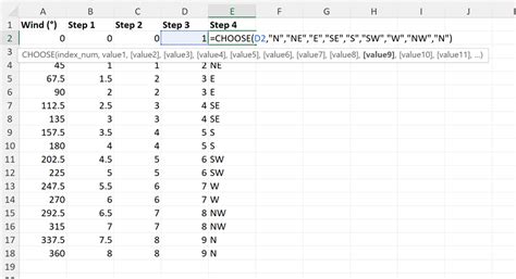 How To Change Wind In Degrees Into Wind Directions In Excel KEA Training