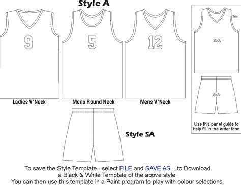 Basketball Jersey Template Cliparts Co