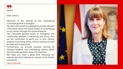 Consulate General Consulate General Of Luxembourg In Shanghai
