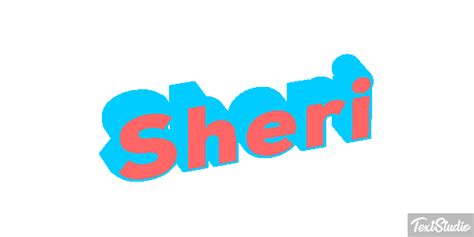 Sheri Name Animated  Logo Designs