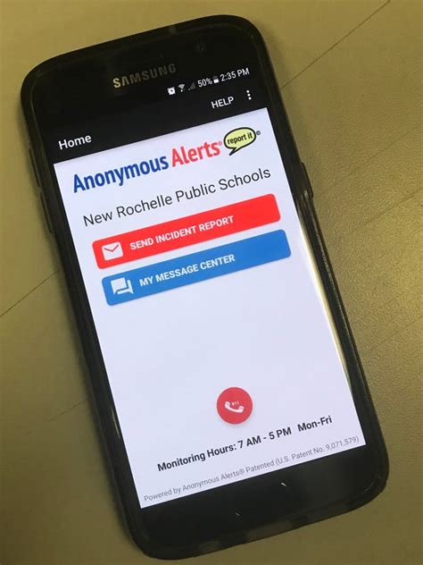 Anonymous Alerts App Popular In Area Schools