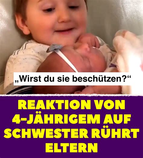 Video Landon Hält Schwester Zum Ersten Mal Einfach Schön
