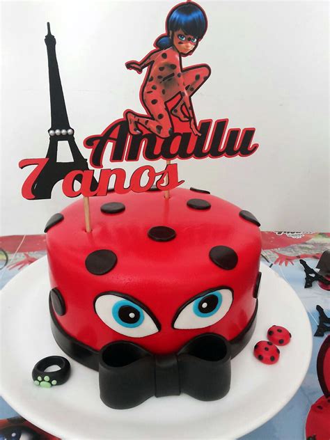 Miraculous Ladybug Cake Topper