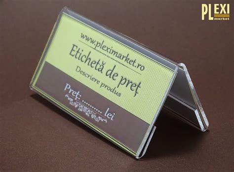 Suport Etichete Preț Plexiglas Suport Plexi Pleximarket