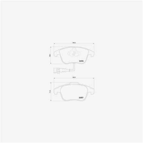 Brembo P85130 2433401 წინა სამუხრუჭე ხუნდი Amboli