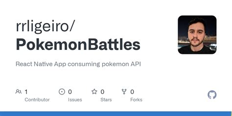 GitHub Rrligeiro PokemonBattles React Native App Consuming Pokemon API
