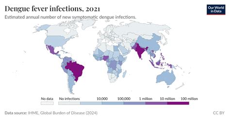 Dengue Fever Infections Our World In Data