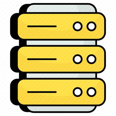Server Storage Hosting Technology Icon Download On Iconfinder