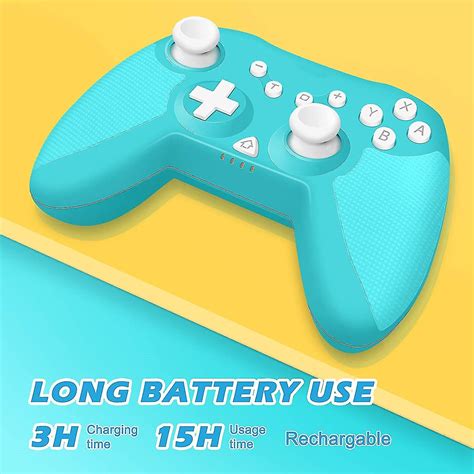 Controller Switch 6 Axis Sensor Dualshock Turbo Wireless Bluetooth Non