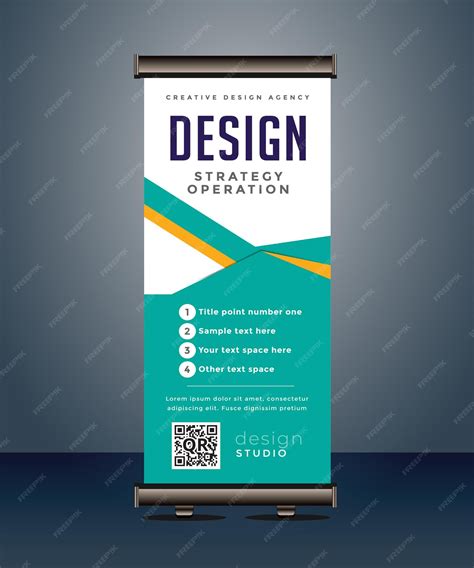 기업 비즈니스 롤 업 배너 스탠디 러 업 배너 X 배너 템플릿 프리미엄 벡터