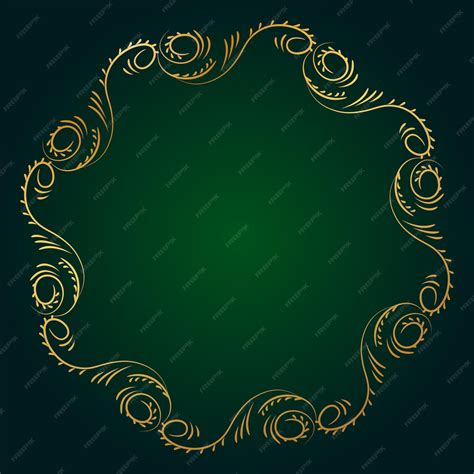 Premium Vector Retro Border Frame Design Vector Luxury Pattern Border
