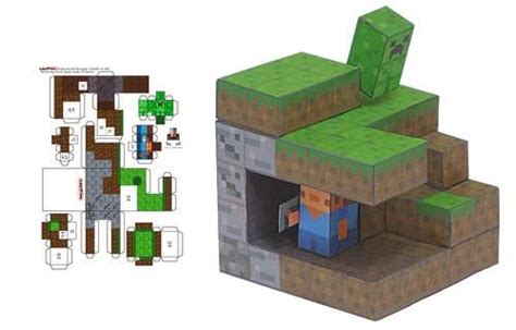 [offtopic] Recortable De Minecraft Paperblog Minecraft Para Armar