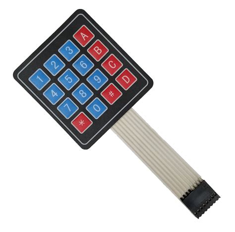 Teclado De Membrana Matricial 4×4 Arduino