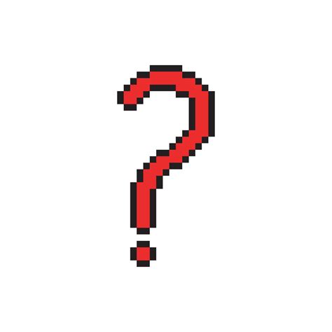 Question Mark Pixel Art