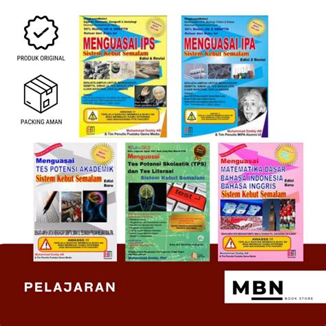 Jual Buku Menguasai Sistem Kebut Semalam Sks Matematika Ips Ipa Tpa Tps Shopee Indonesia