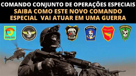 COMANDO CONJUNTO DE OPERAÇÕES ESPECIAIS EXÉRCITO BRASILEIRO MARINHA DO