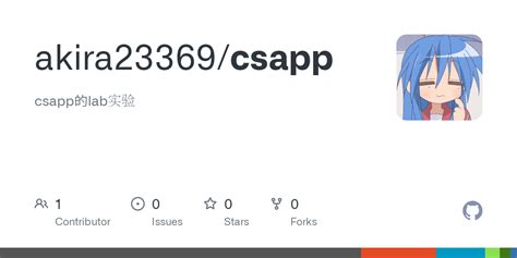 Github Akira Csapp Csapp Lab