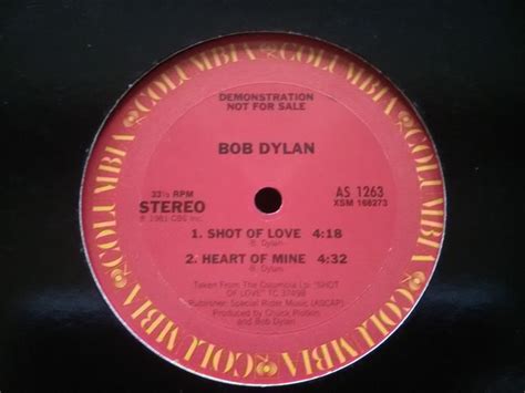Bob Dylan Shot Of Love 1981 Vinyl Discogs