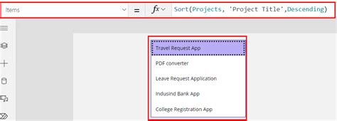 How To Sort Combo Box Items In Power Apps Enjoy Sharepoint