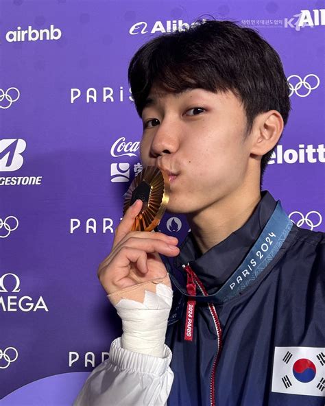대한태권도협회 Kta 2024파리올림픽 태권도 M 58kg 🥋 자신의 생에 첫 올림픽에서 새 역사를 쓴 박태준🇰🇷🥇 “i