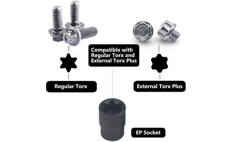 External Torx Plus Socket 15pcs Set